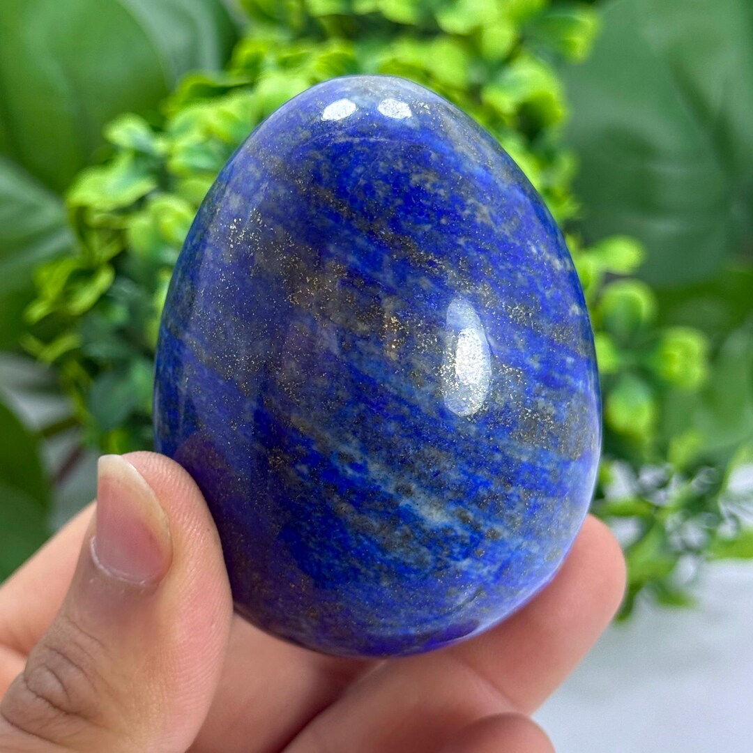 340g Beautiful Blue Lapis Lazuli Egg, Lapis Lazuli Blue Egg, Lapis Blue ...