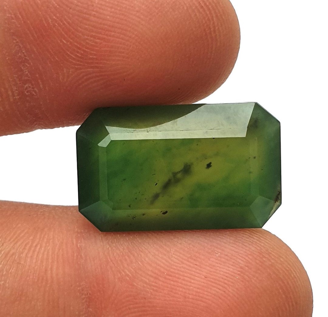 25 Ct's Beautiful Emerald Cut Idocrase, Emerald Cut Idocrase, Idocrase ...