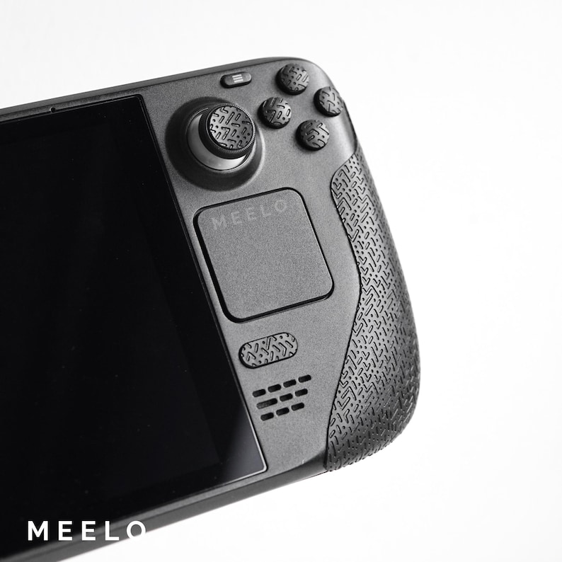 Enhanced Grip for Steam Deck: Textured Soft Rubber, Precision Joystick ...