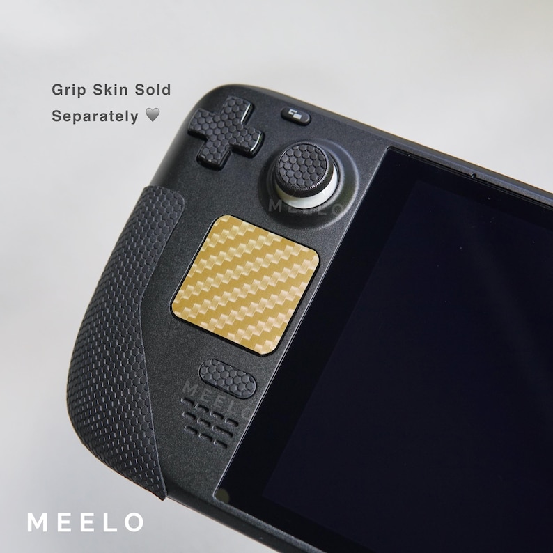 Touchpad Sticker Skin for Steam Deck, Anti-slip Carbon Fiber Trackpad ...