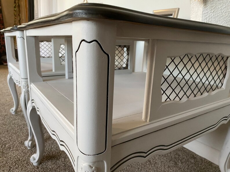 Pair of Newly Refinished Vintage End Tables - Etsy