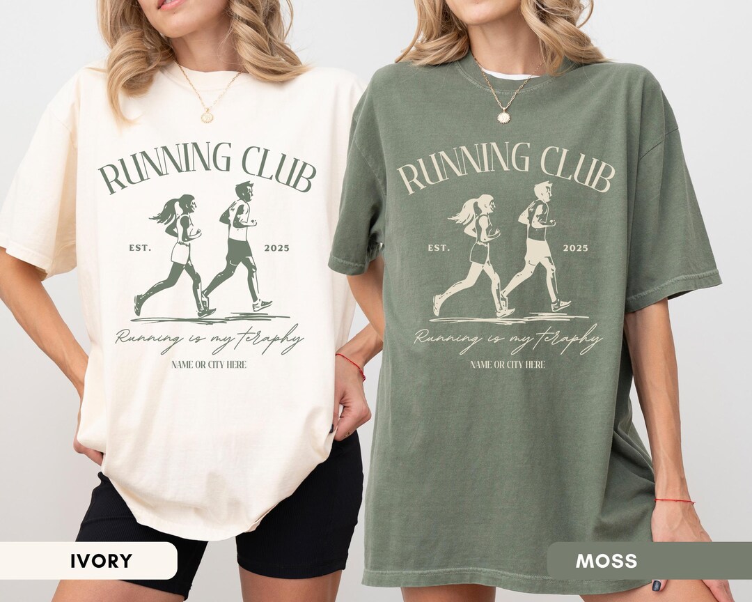 Personalized Run Club Shirt, Love Running Shirt, Marathon Runner Shirt ...