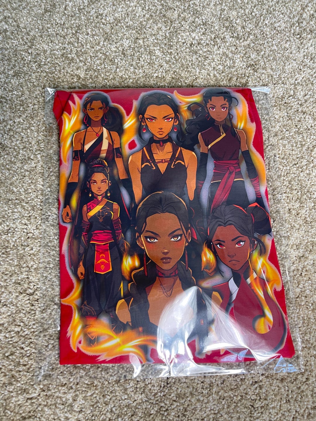 Avatar Fire Nation Inspired T-shirt Cartoon T-shirt Graphic T-shirt ...