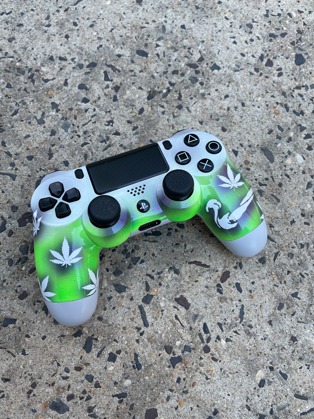 Custom Weed PS4 Controller - Etsy