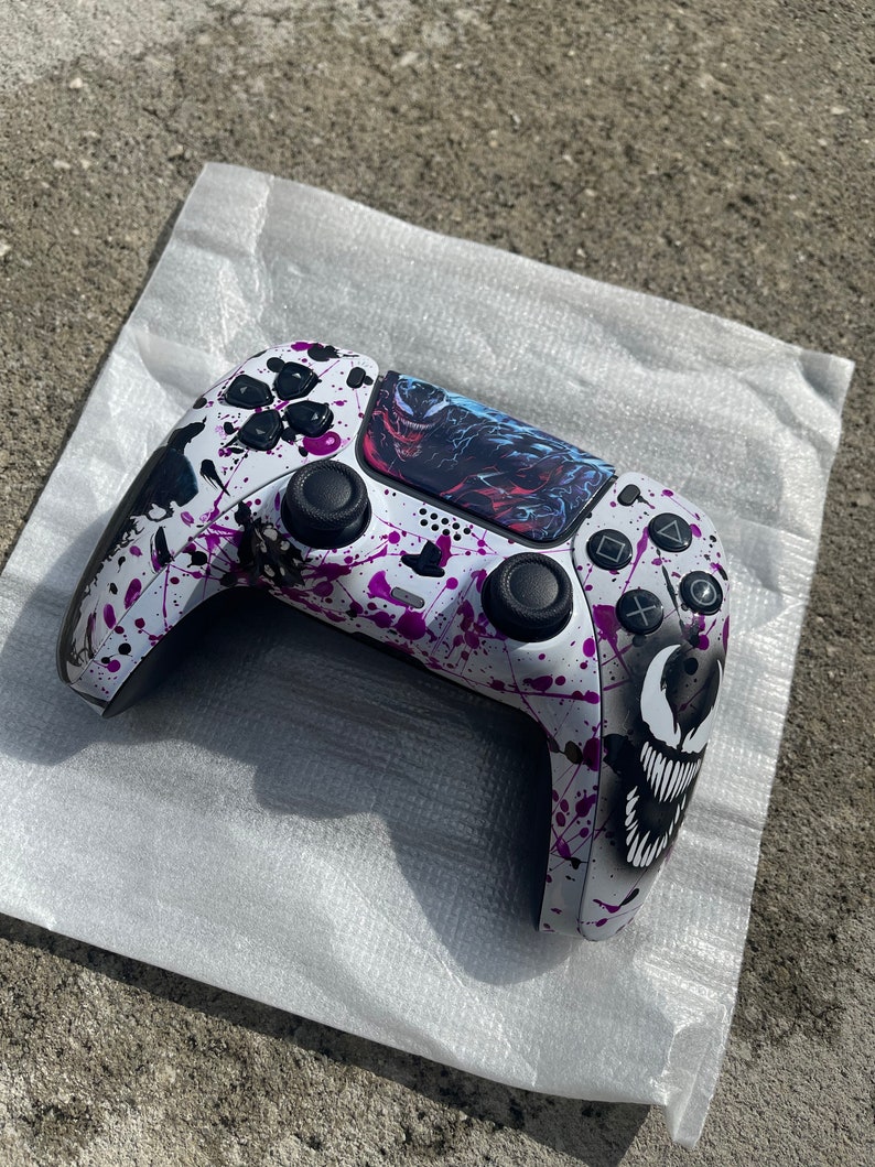 Custom Venom Themed PS5 Controller - Etsy