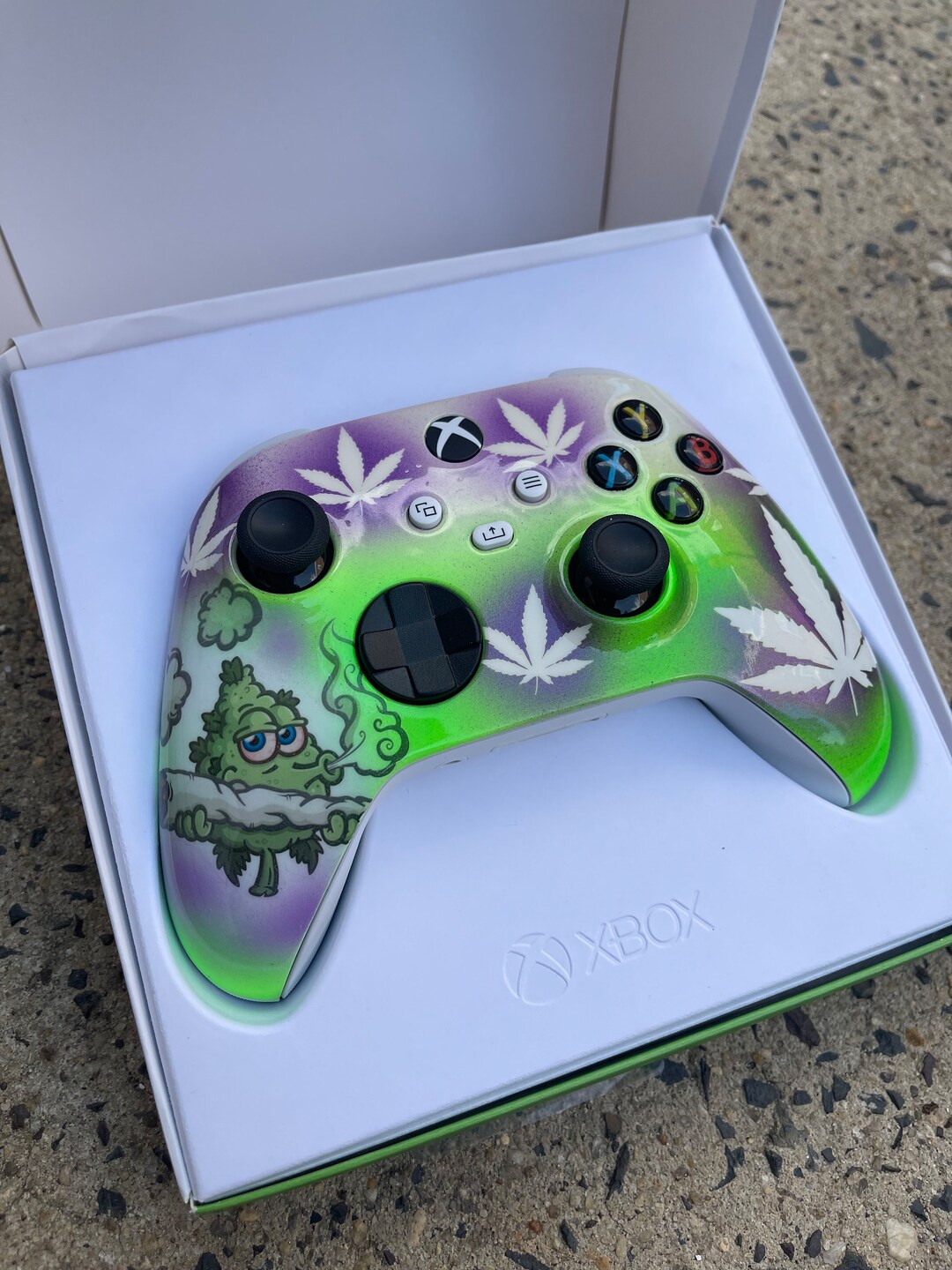Custom Weed Xbox Controller - Etsy