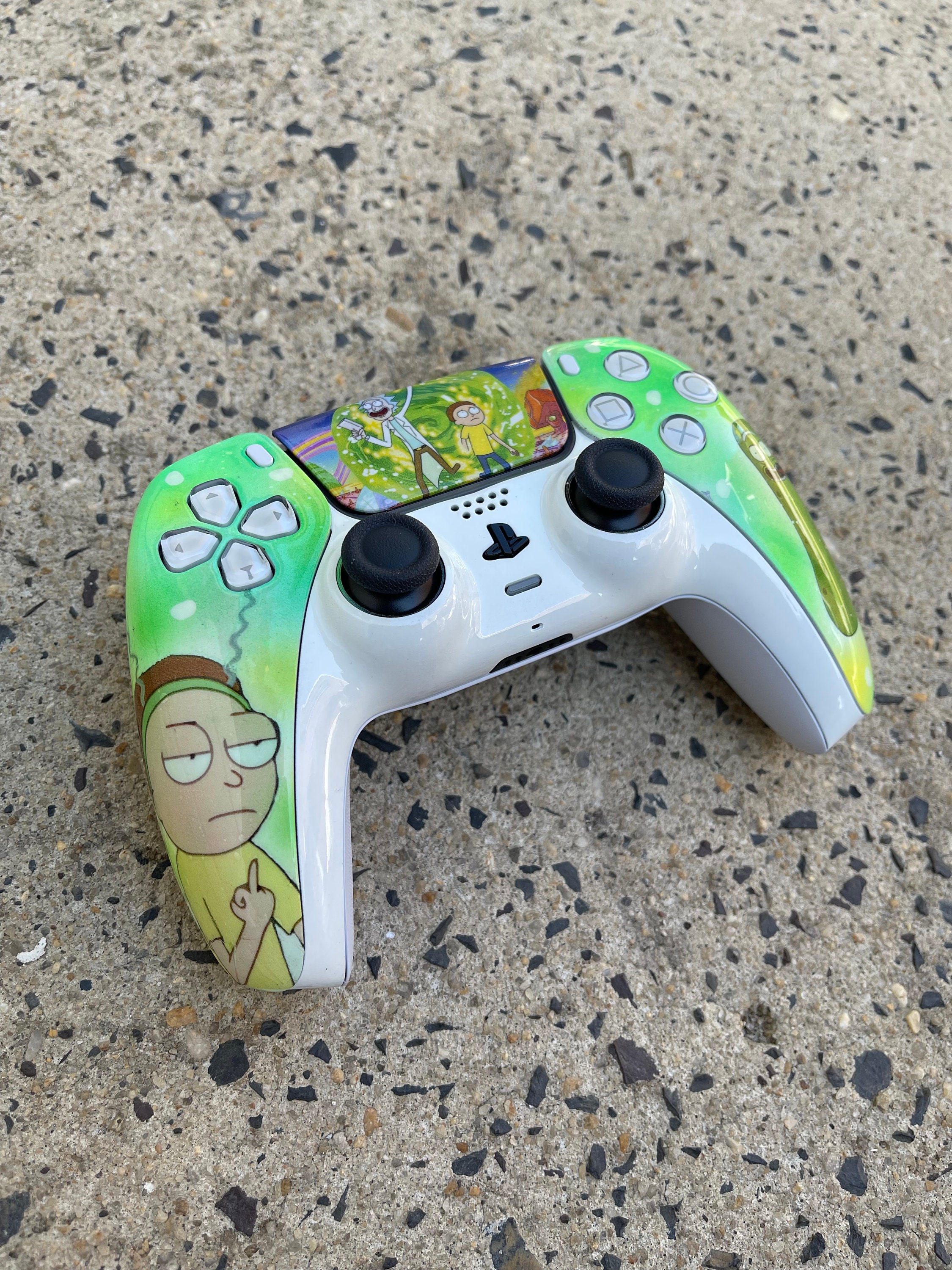 Custom Rick and Morty PS5 Controller - Etsy