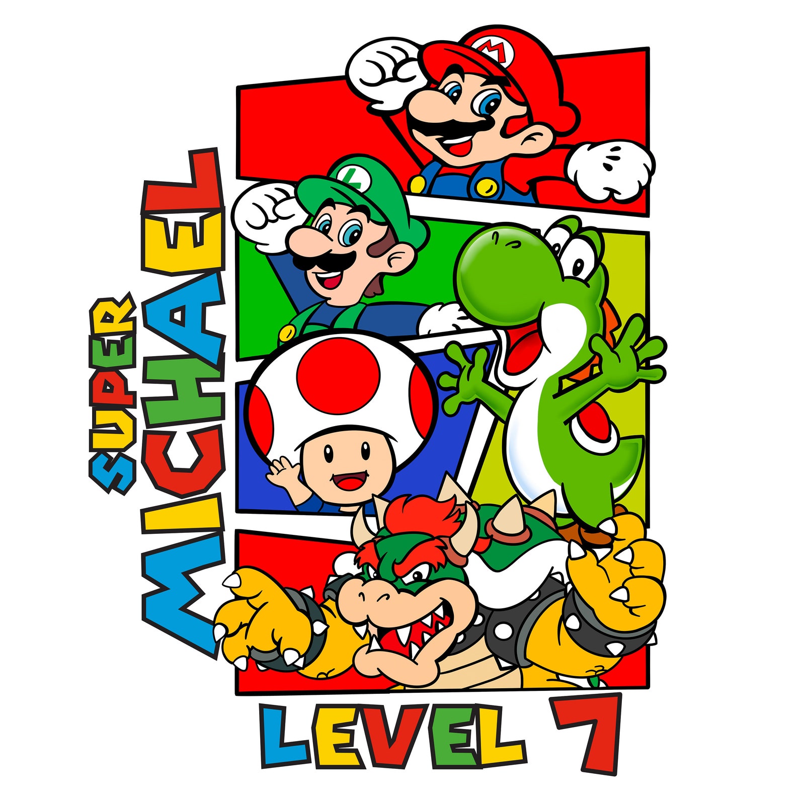 Super Mario Collage Png, Super Mario Clipart, Printable Mario Png ...