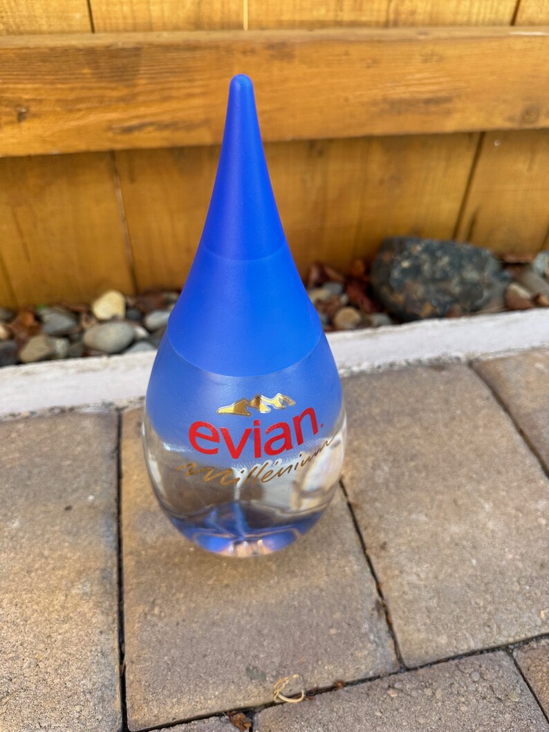 Evian Millennium Tear Drop Water Bottle, 32 Oz. Collectible - Etsy