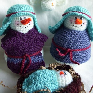 Snowman Nativity...pdf Crochet Pattern - Etsy