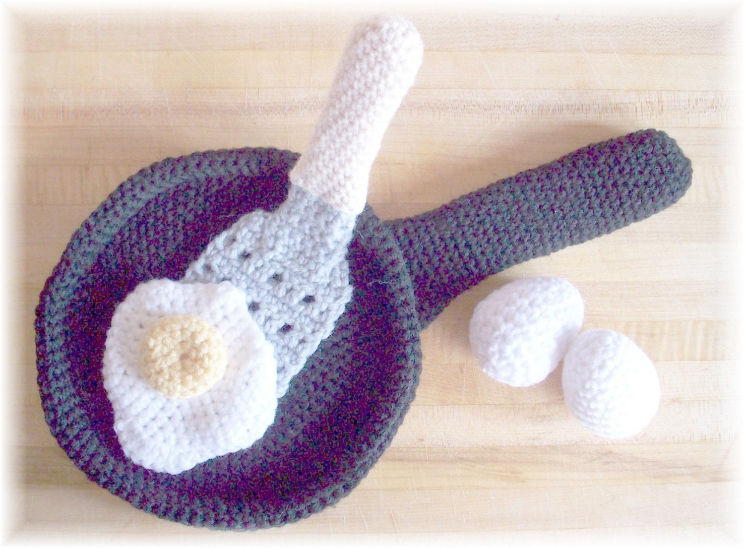 Frying Pan and Eggs...pdf Pattern | Etsy