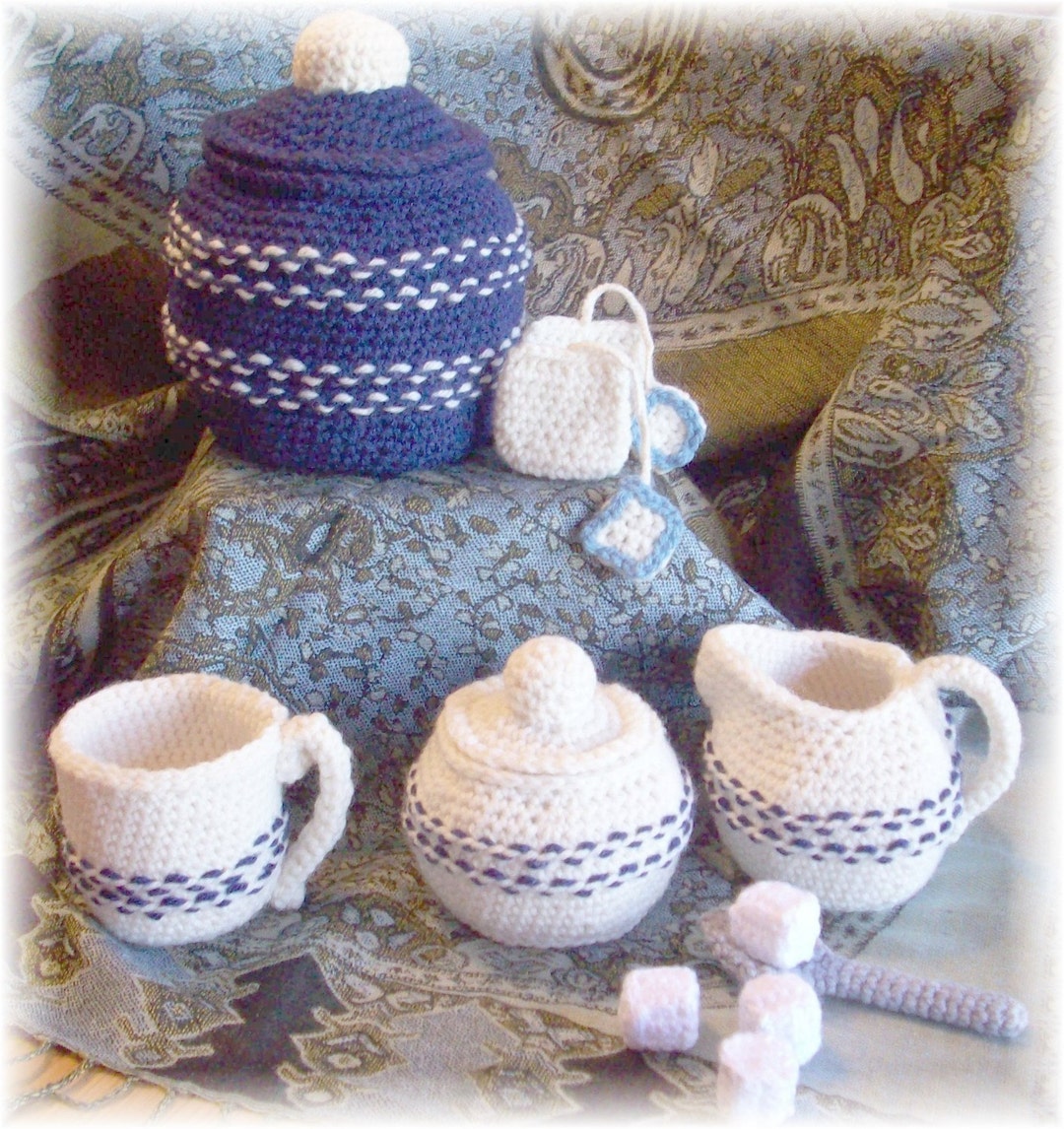 Tea Set... PDF Pattern - Etsy