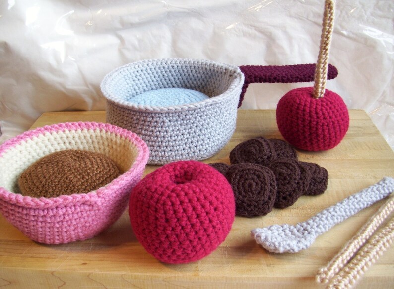 Chocolate Apple Kit...pdf Crochet Pattern - Etsy
