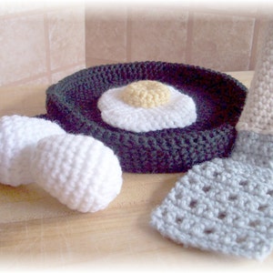 Frying Pan and Eggs...pdf Pattern - Etsy