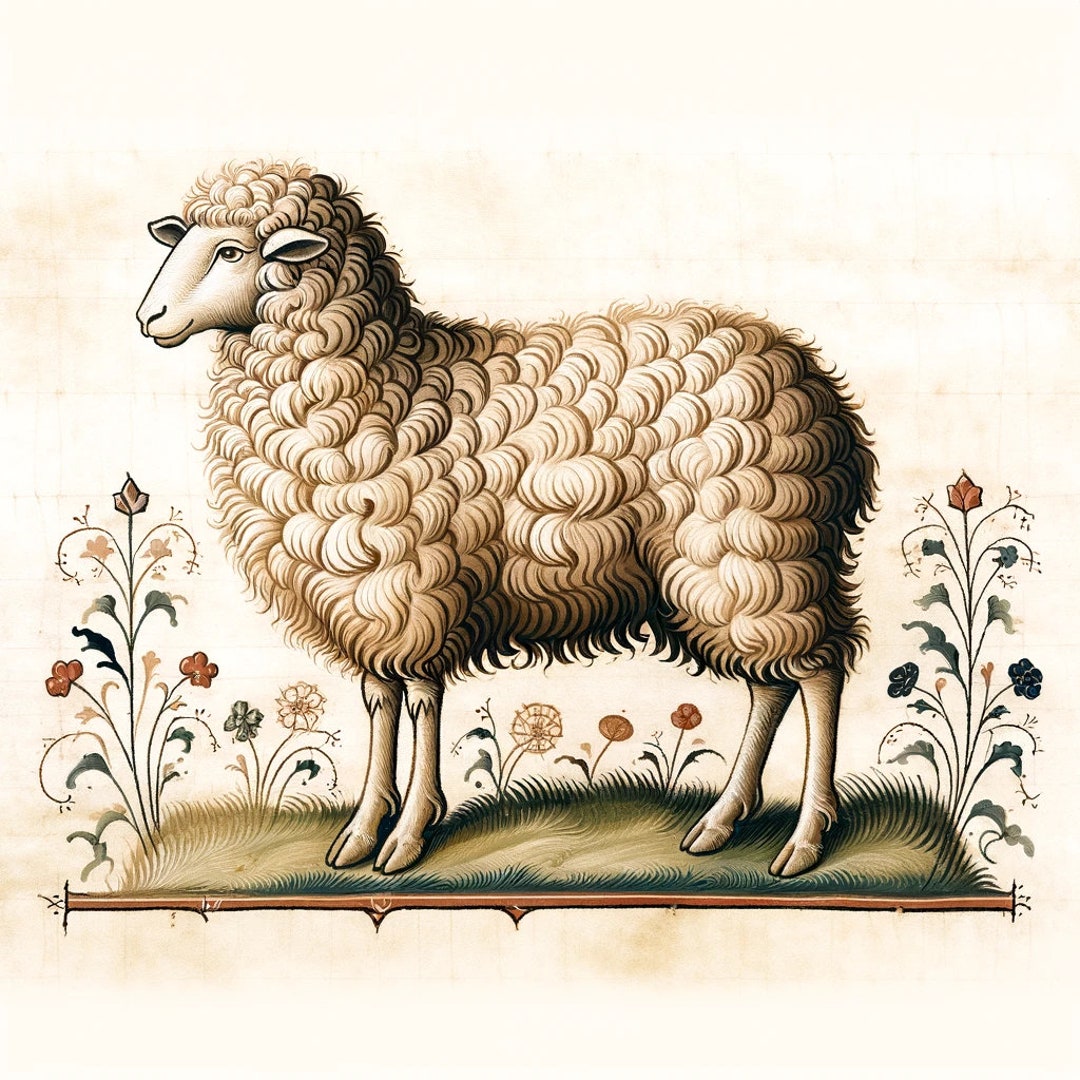 Medieval Sheep for the Sheep Lovers Out There - Etsy