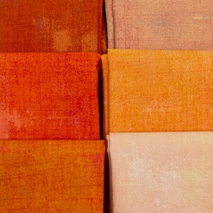 Orange Moda Grunge Fabric Bundle - 6 Colors - Etsy