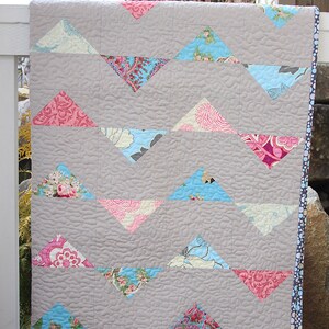 Bunting Modern Quilt Pattern PDF Easy - Etsy