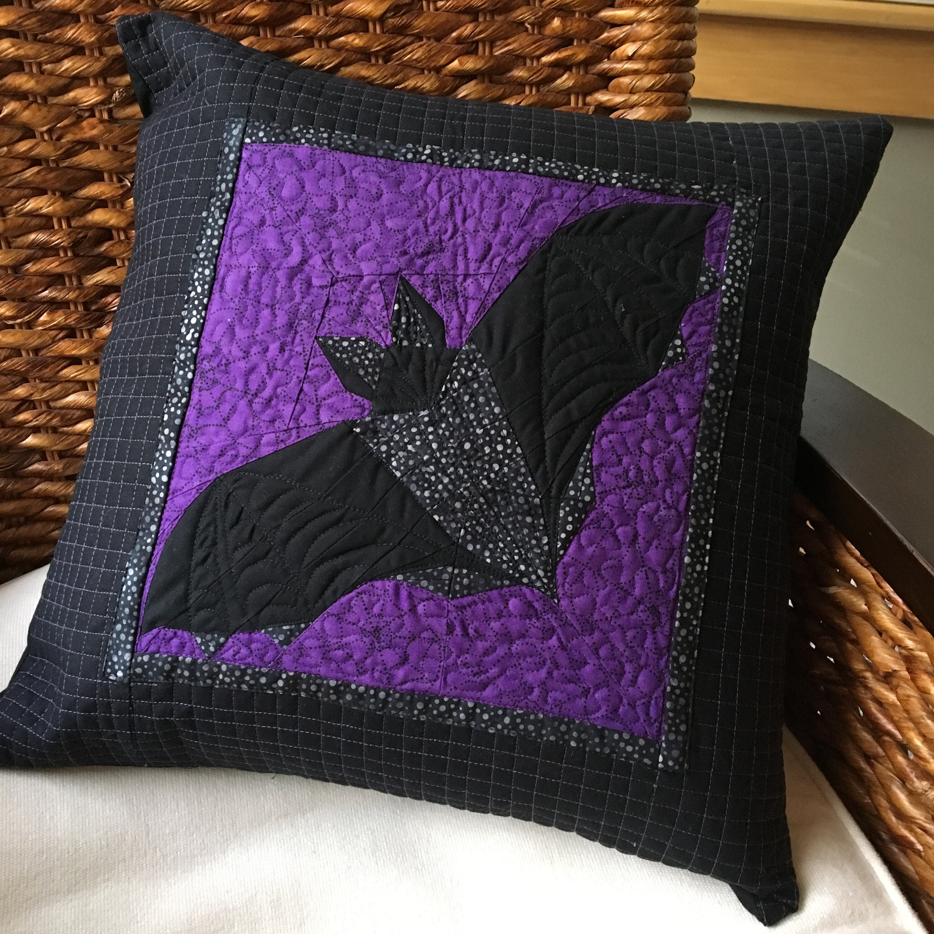 Bat Halloween Foundation Paper Pieced Quilt Block Pattern PDF - Etsy