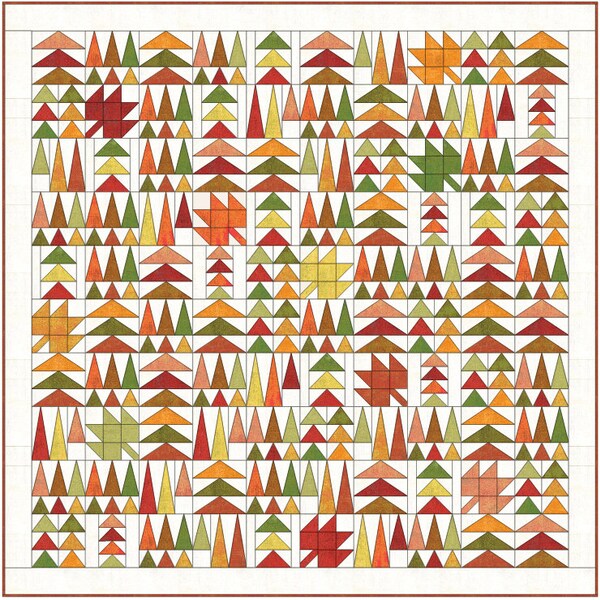 Leaf Quilt Pattern - Etsy