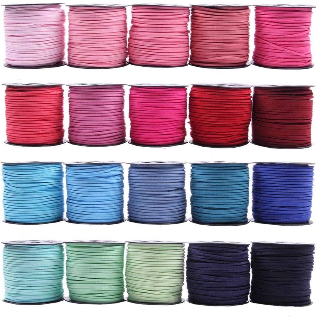 Clearance Sale Faux Suede String Cord 45m Mix Color - Etsy