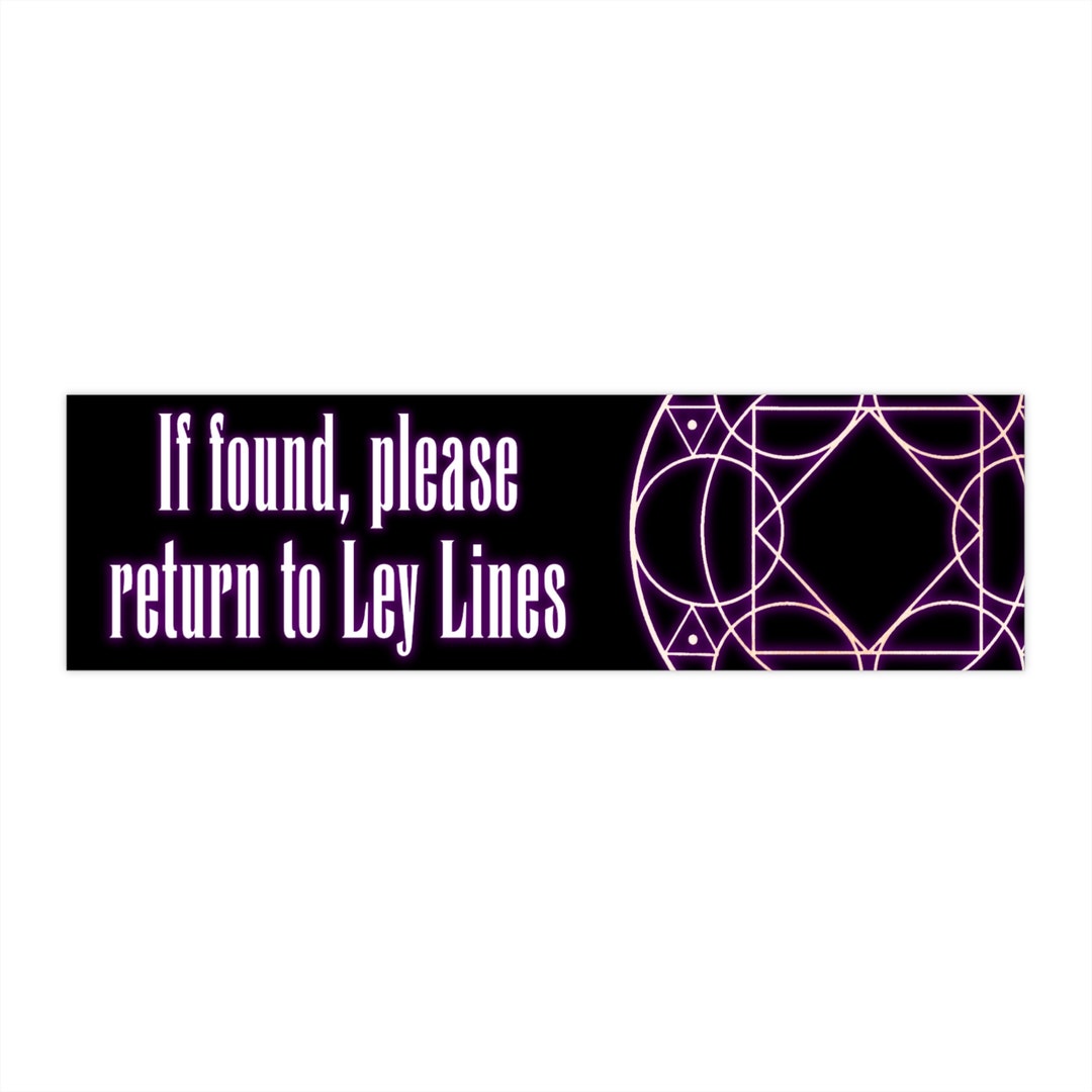 FFXIV "if Found, Return to Ley Lines" Bumper Stickers - Etsy