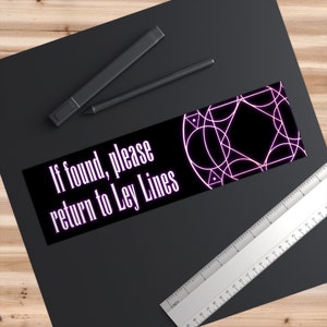 FFXIV "if Found, Return to Ley Lines" Bumper Stickers - Etsy