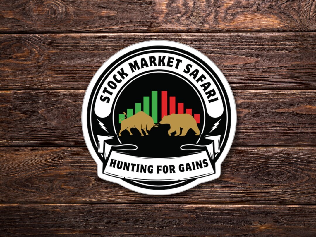 Stock Market Sticker Day Trading Sticker Gift for Day Trader Bull ...