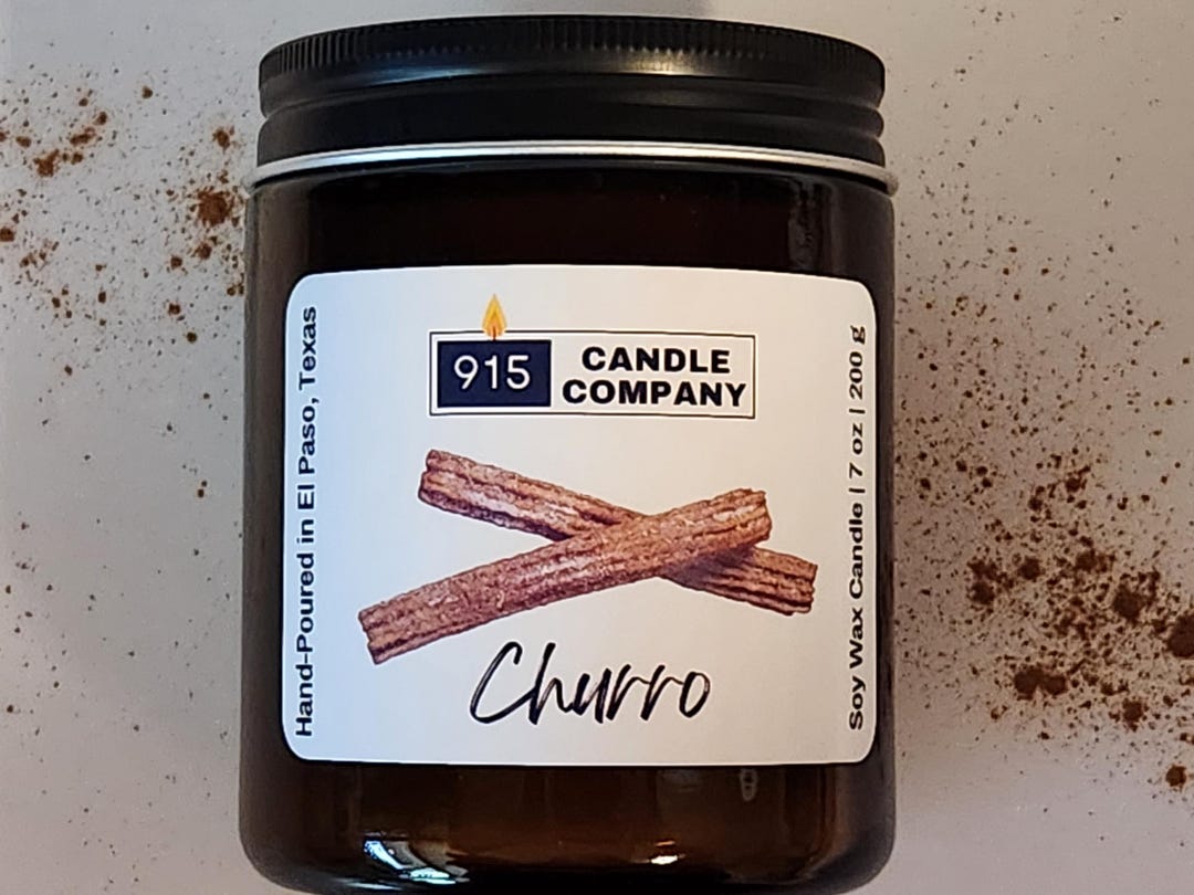 Churro Scented Candle - Etsy