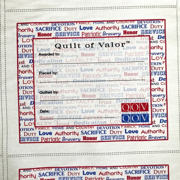 Quilts of Valor - Etsy