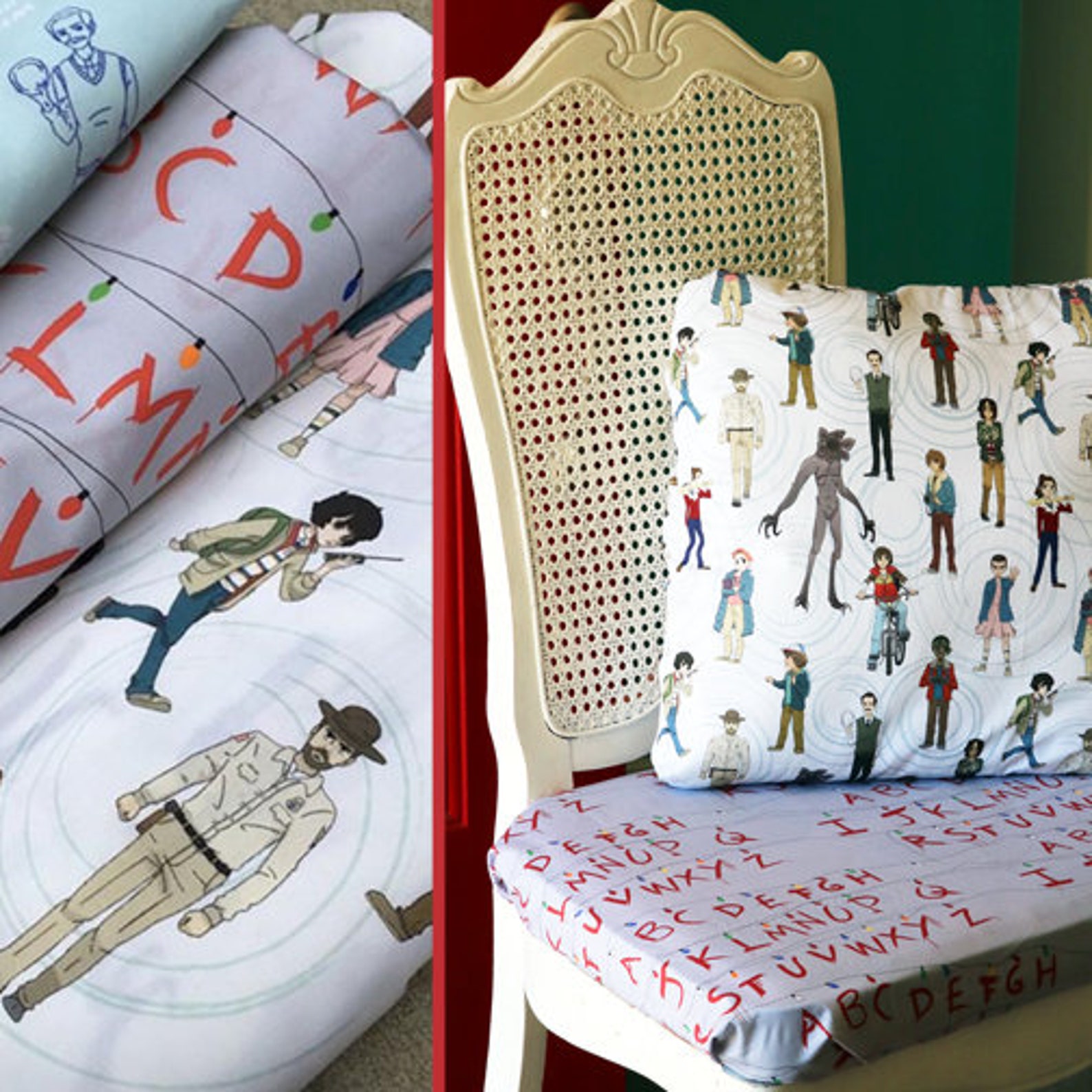 Stranger Things Inspired Stuff Fabric One 56 Wide Yard - Etsy Stranger Things Inspired Stuff Fabric One 56 Wide Yard - Etsy
