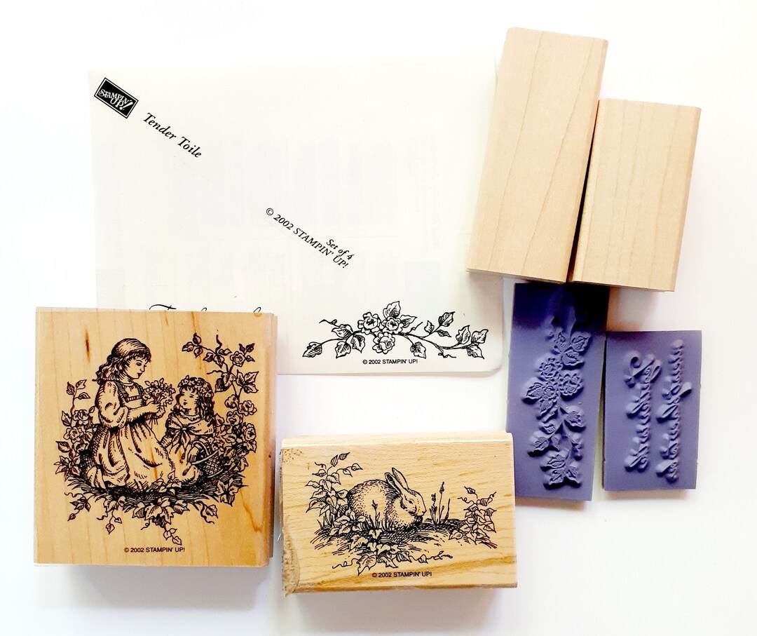 Tender Toile Stamp Set by Stampin Up, Retired Stampin up Tender Toile ...