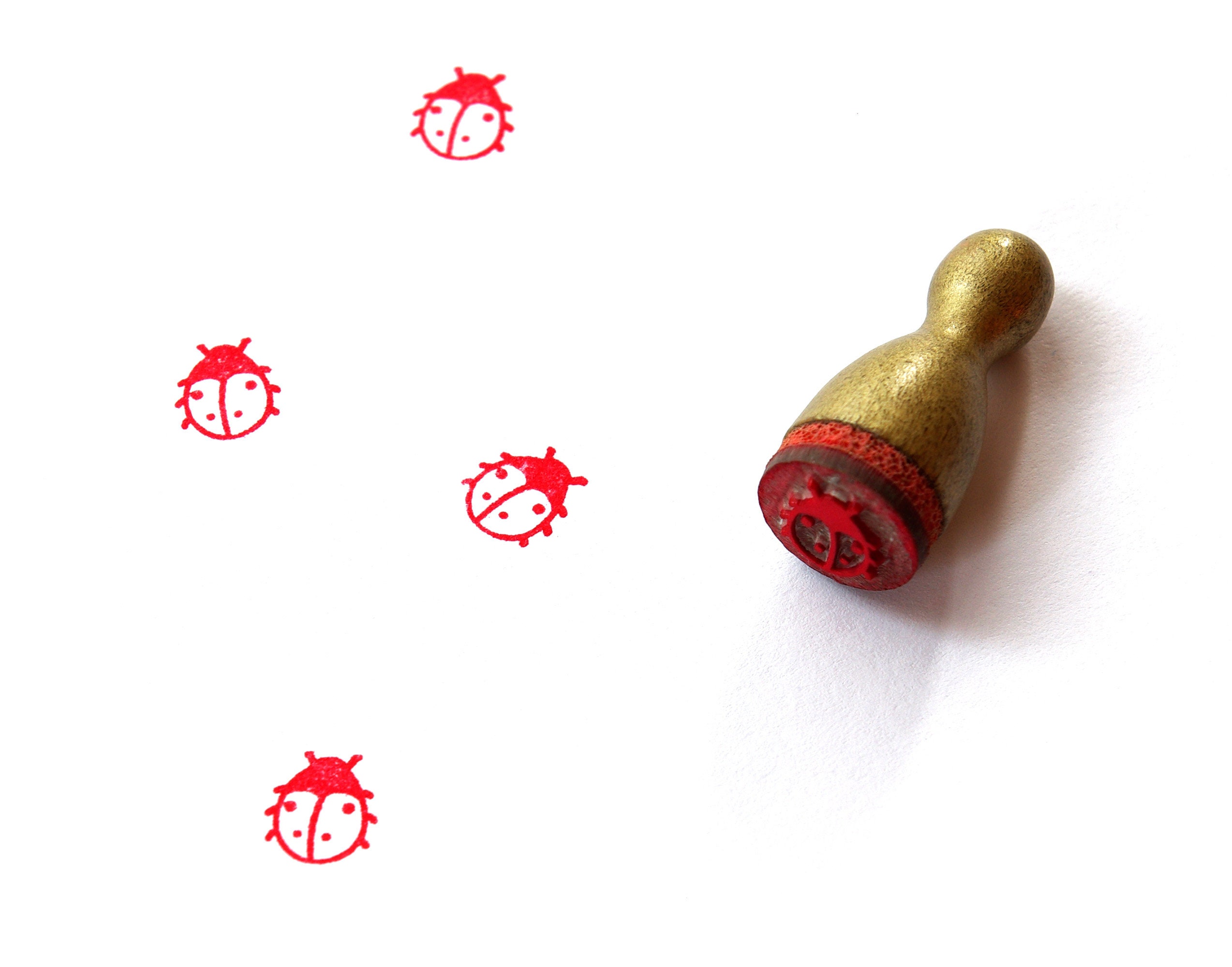 Mini Stamp: Ladybug - Etsy