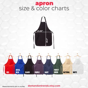 Custom Inıtial Apron for Women, Personalized Name Apron, Gift for Her ...