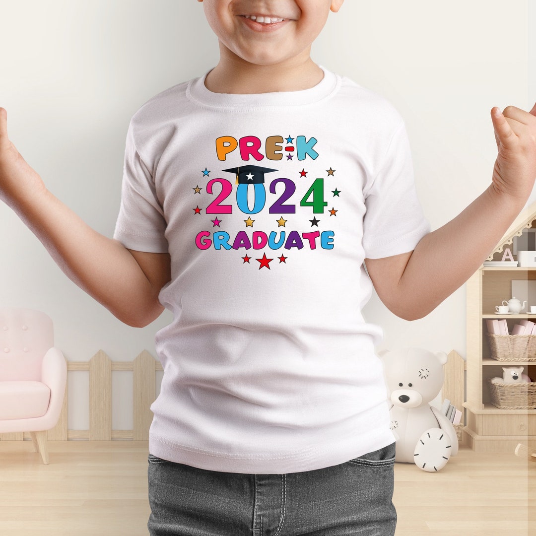 Pre-k Graduation 2024 T-shirt, Girls Pre-k Grad Shirt, Graduation Gift ...