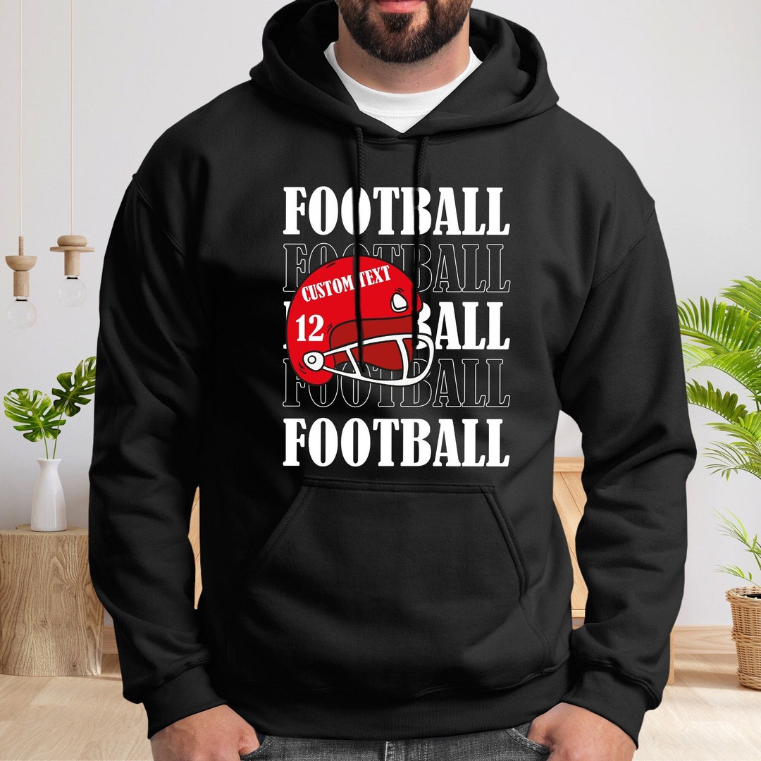 Customized Football T-shirt, Football Fan Shirt, Personalized Football ...