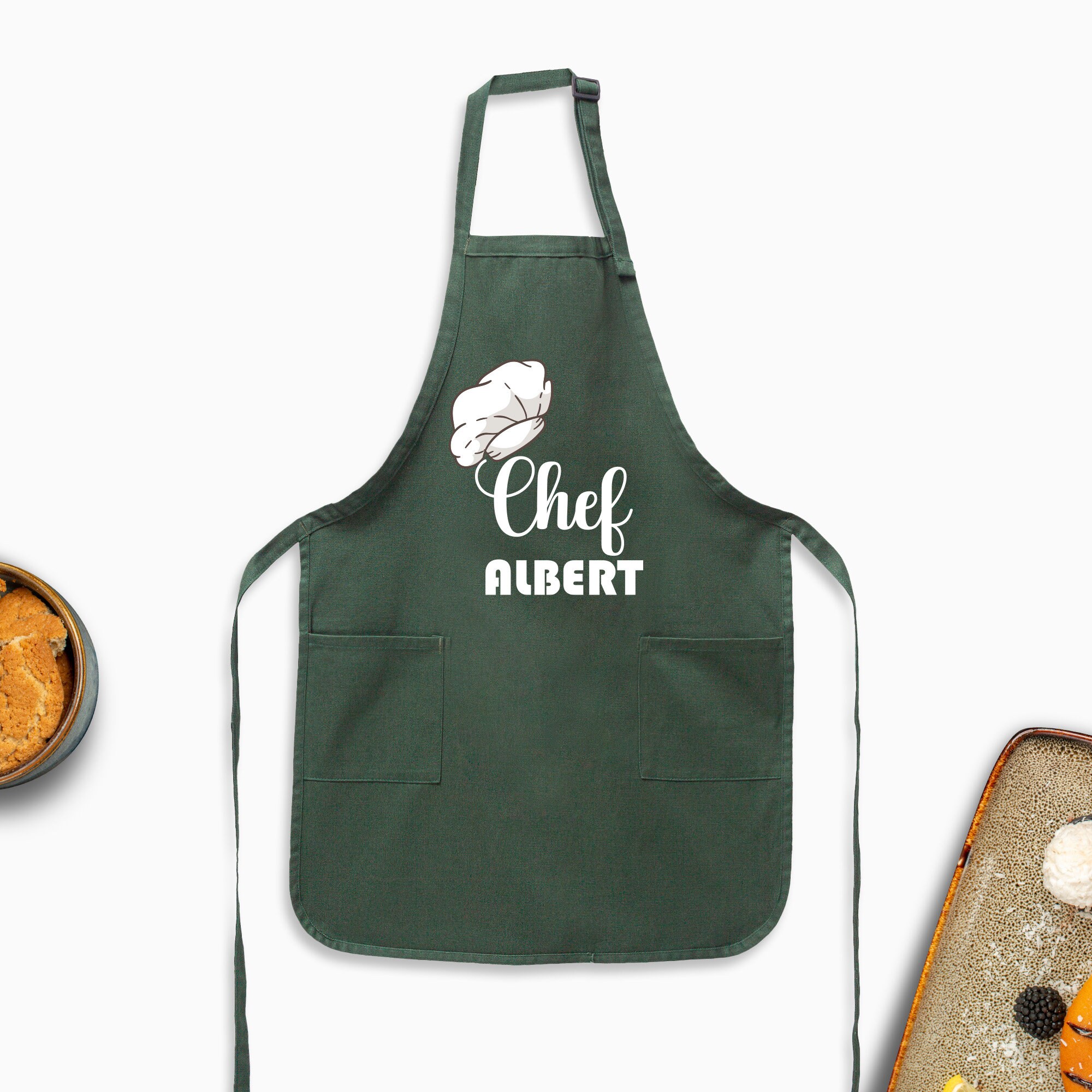 Custom Chef Apron for Women and Men, Personalized Chef Apron, Gift for ...