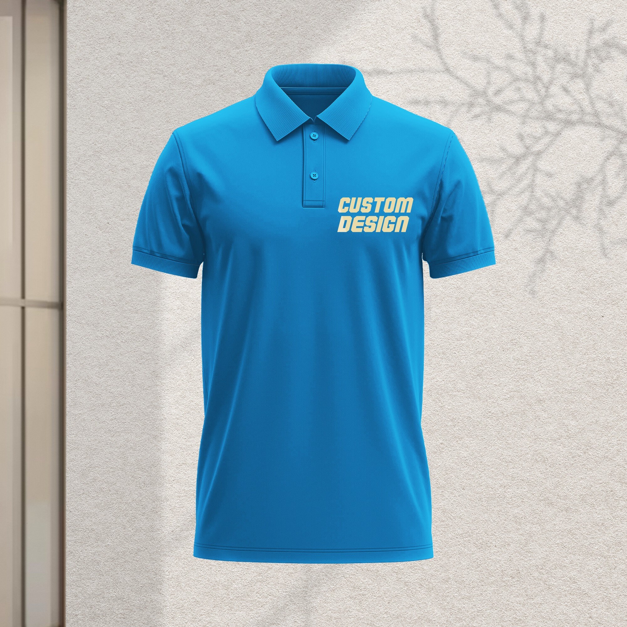 Custom Polo Shirt, Custom Text Logo Design Polo for Men and Women ...