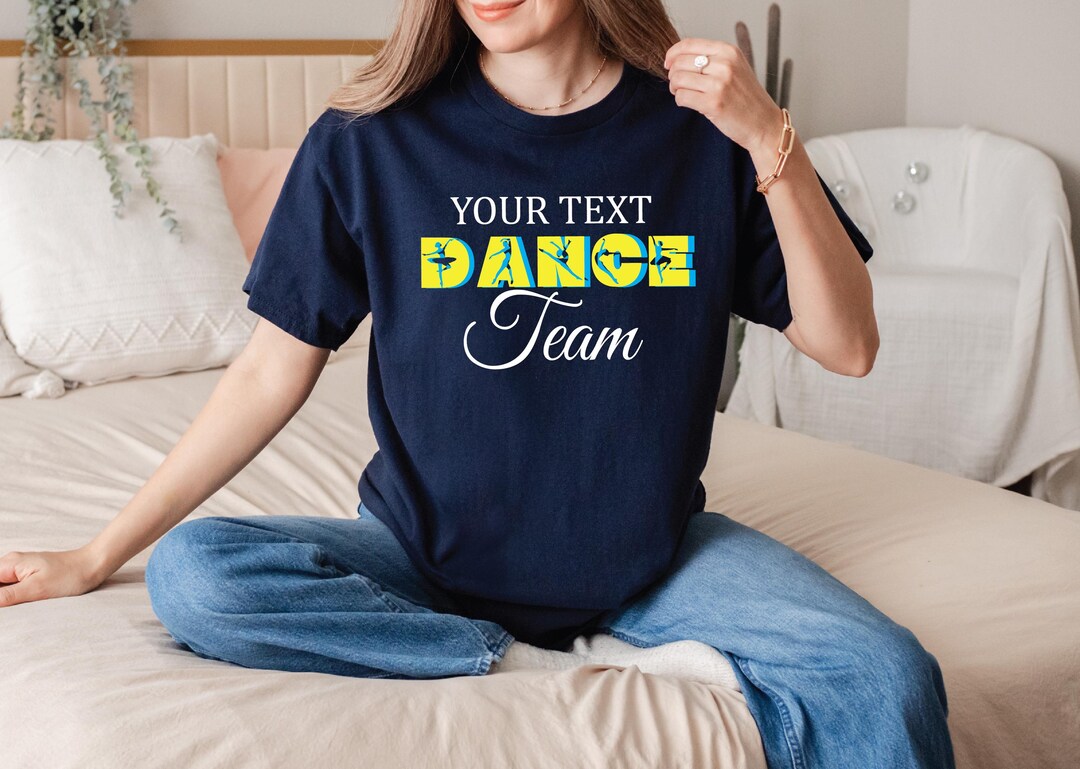 Custom Dance Team Sweatshirt, Personalized Dance T-shirt, Dance Team ...
