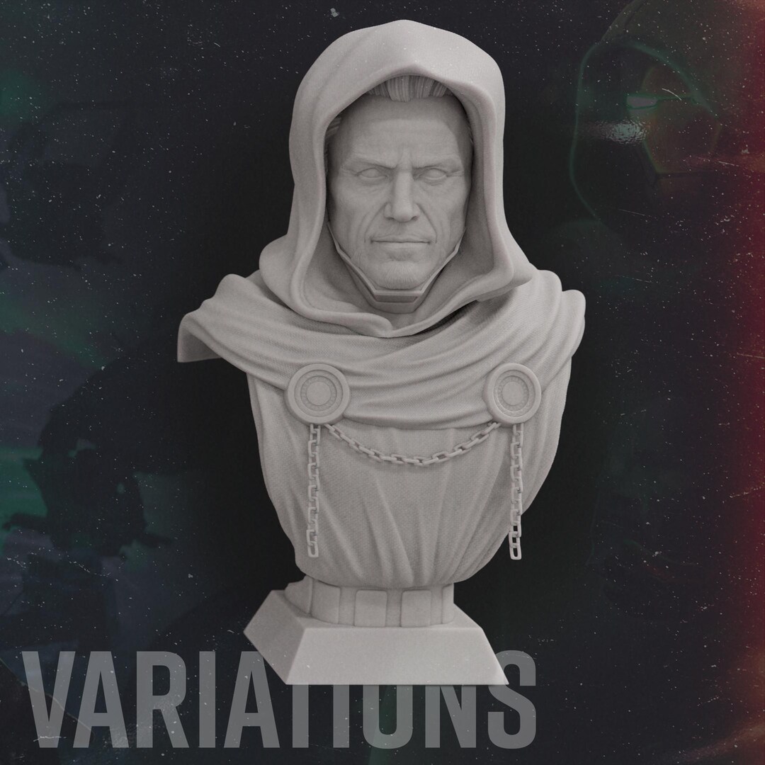 Doctor Doom 3D Digital STL Bust + Custom Heads - Etsy