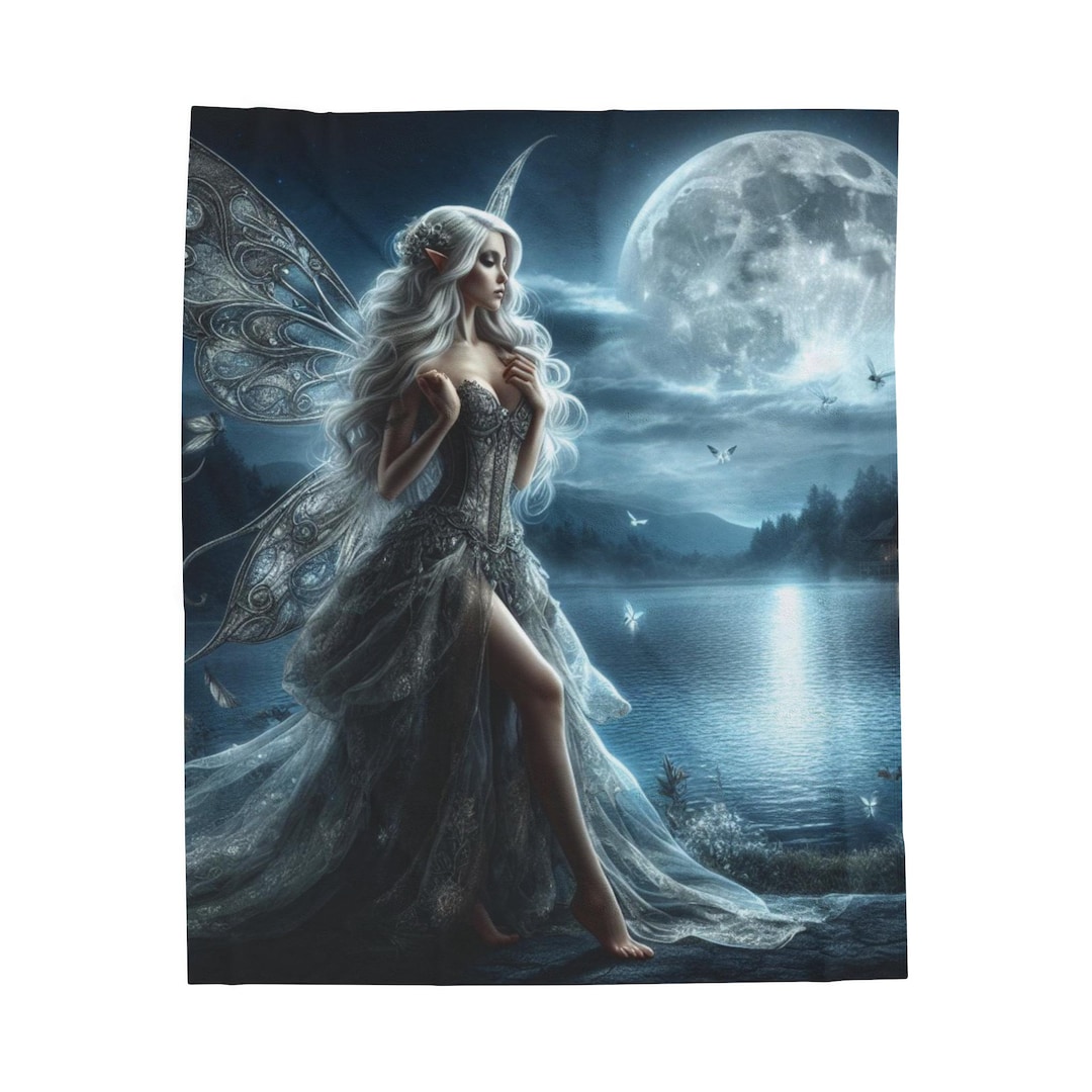 Moonlight Fairy 4 Velveteen Plush Blanket 2 Sizes - Etsy