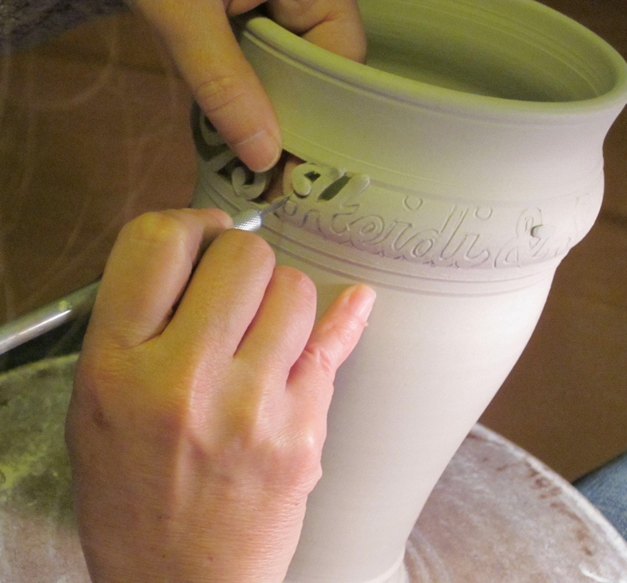 Personalized Wedding Gift - Custom Handmade Ceramic Vase for Wedding ...