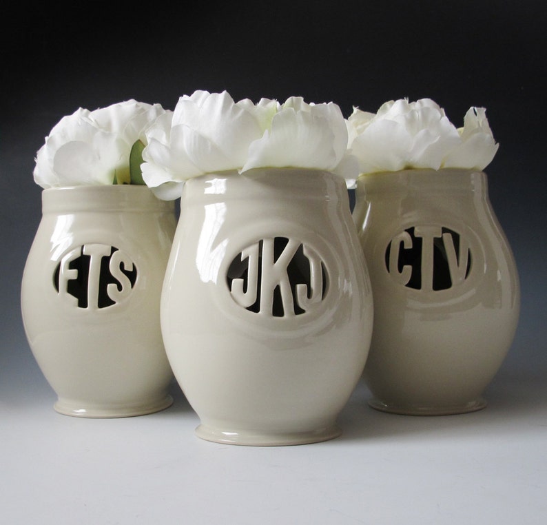 Custom Monogram Vase for Your Bridesmaids / Mother of the | Etsy