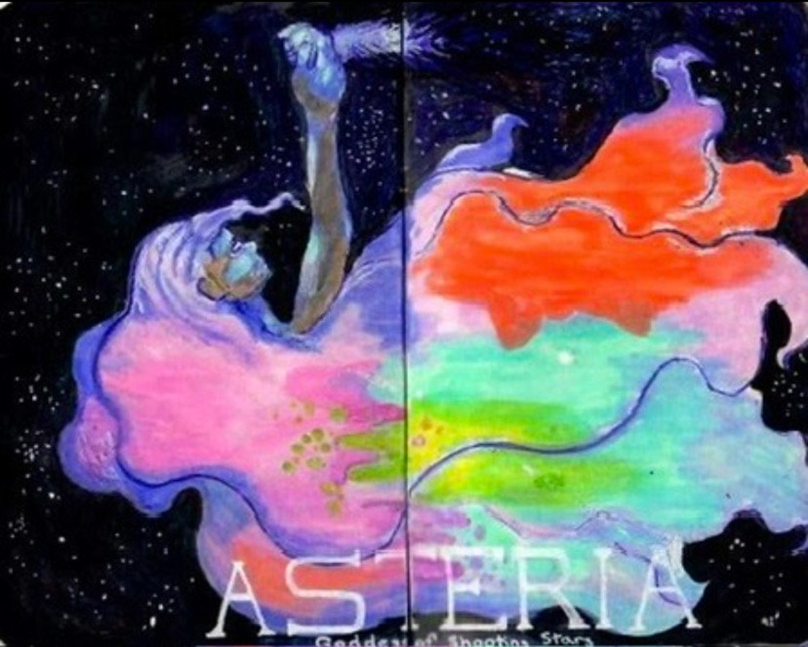 Original Art Asteria Poster [goddess Series] - Etsy