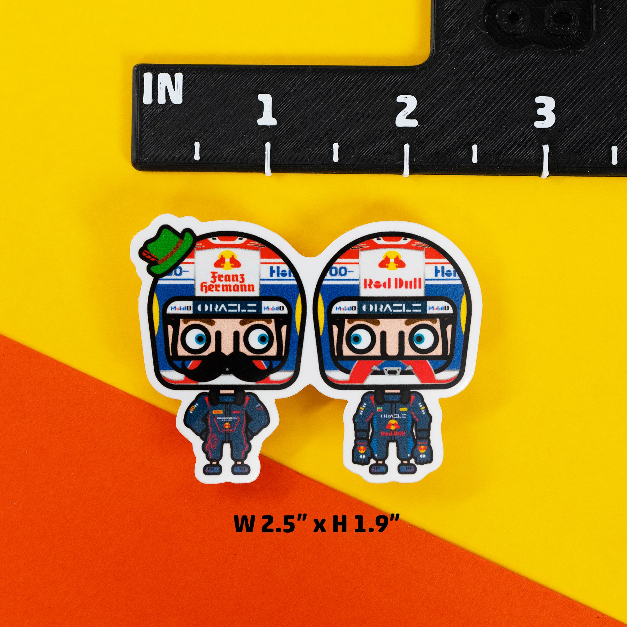 Franz Hermann - Imposter Sticker | Race Car and Motorsports | Cute ...