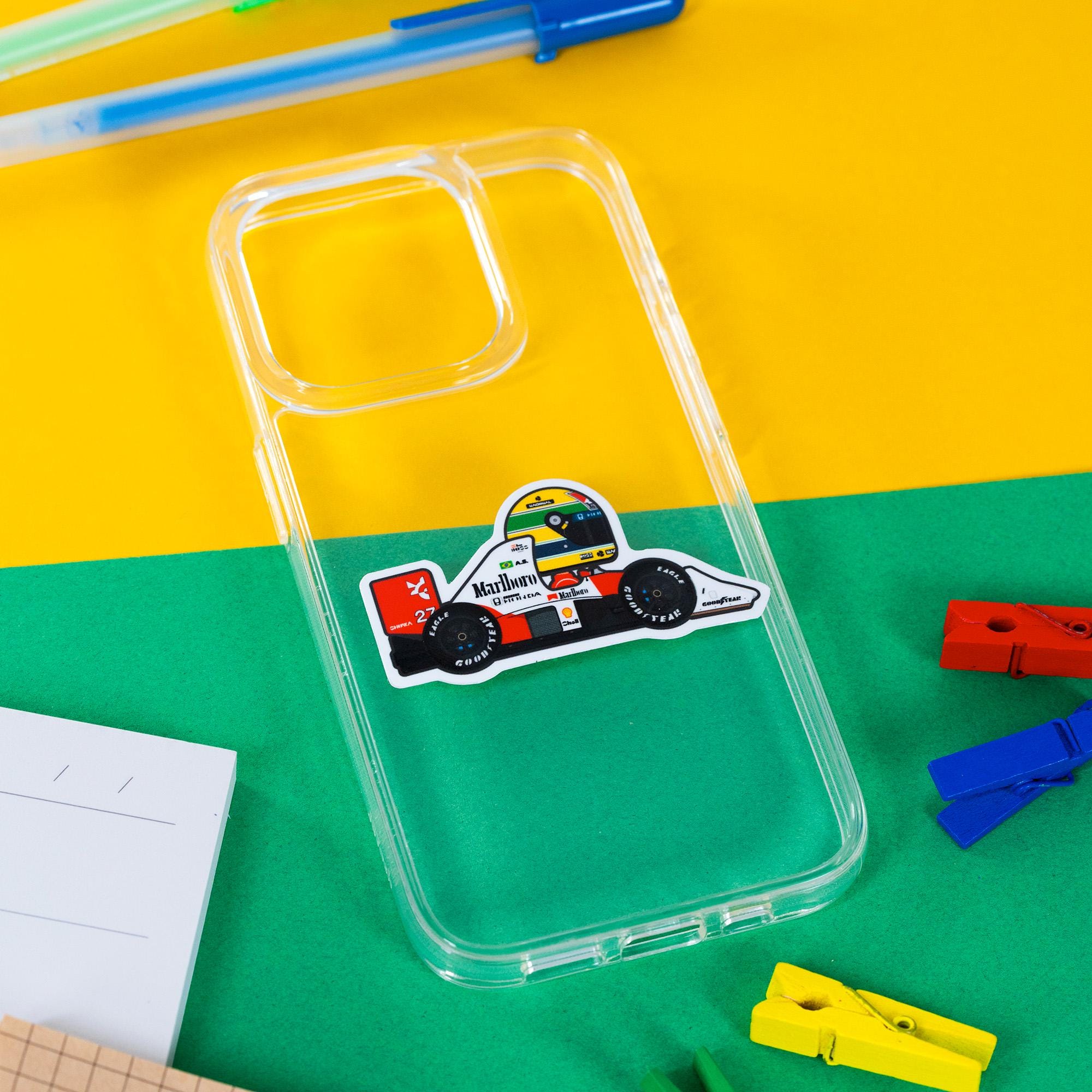 Ayrton Senna F1 Sticker Driver and Race Car Motorsports Waterproof ...