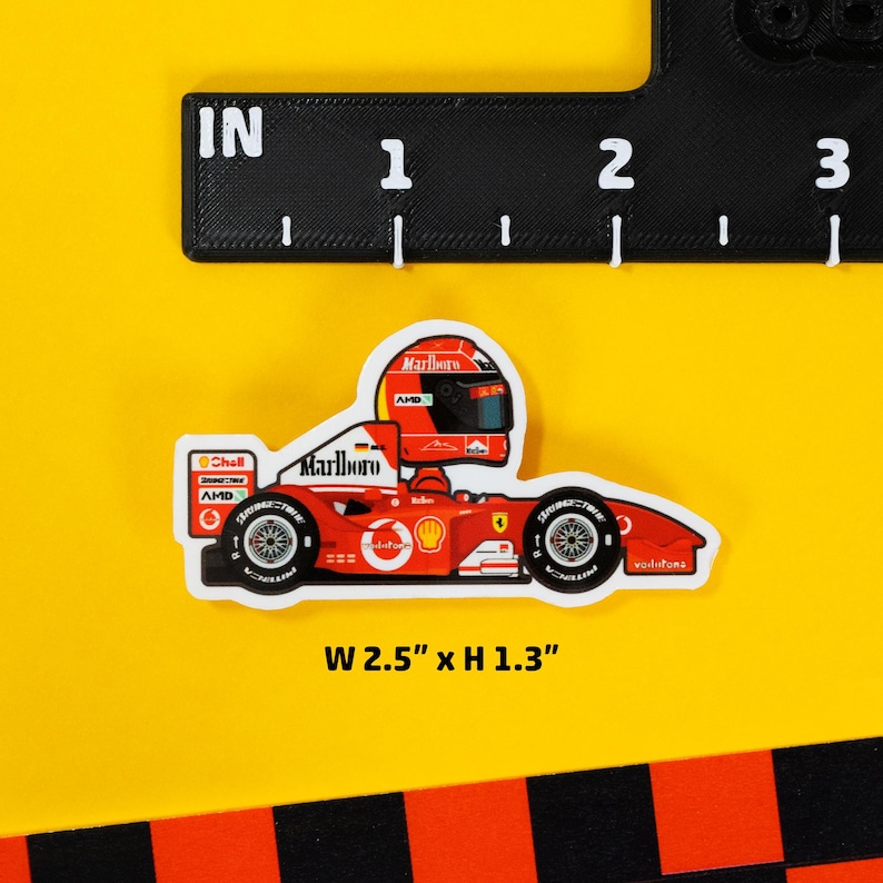 Michael Schumacher F1 Sticker | Driver and Race Car | Motorsports ...