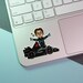 George Russell Iconic T-pose on F1 Race Car Waterproof Sticker | Cute ...