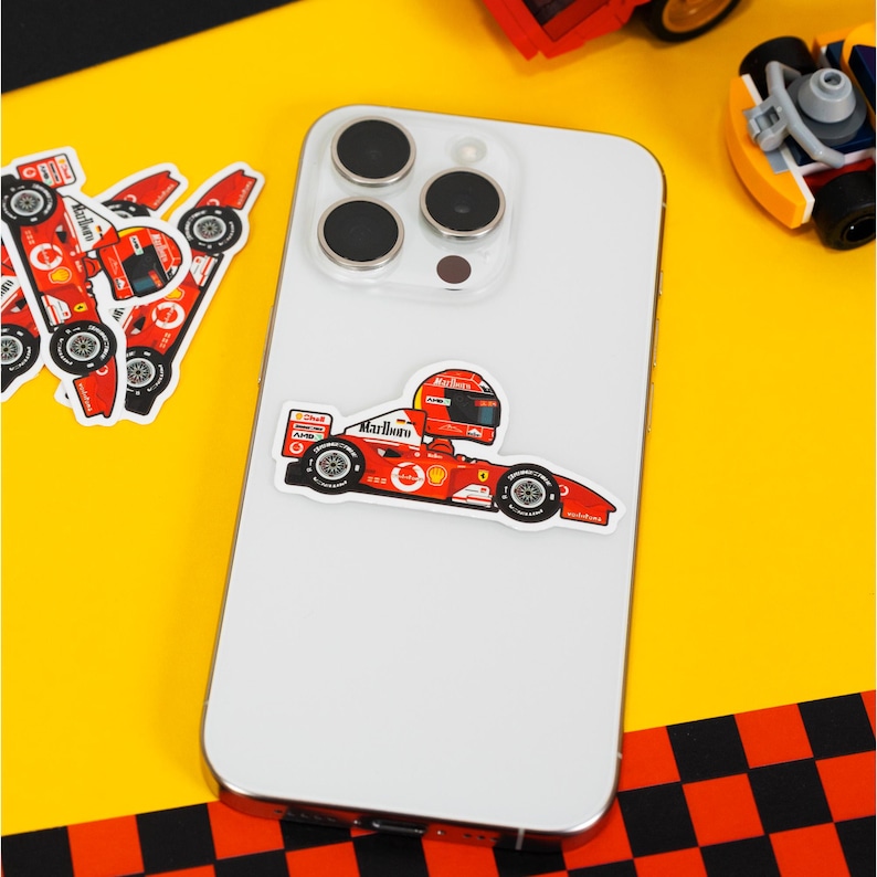 Michael Schumacher F1 Sticker | Driver and Race Car | Motorsports ...