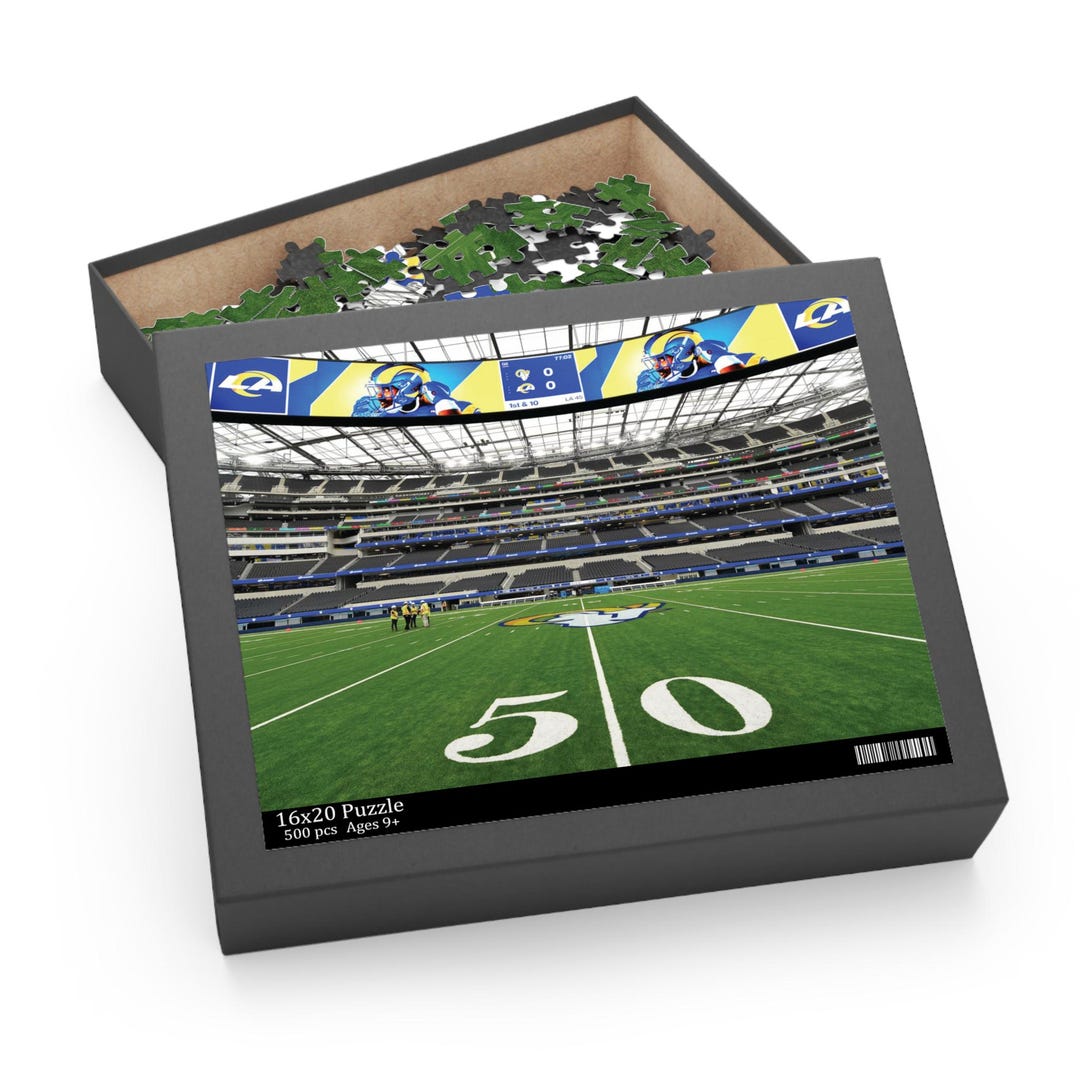 Los Angeles LA Rams NFL Football Sports so Fi Stadium Puzzle: Fans of ...
