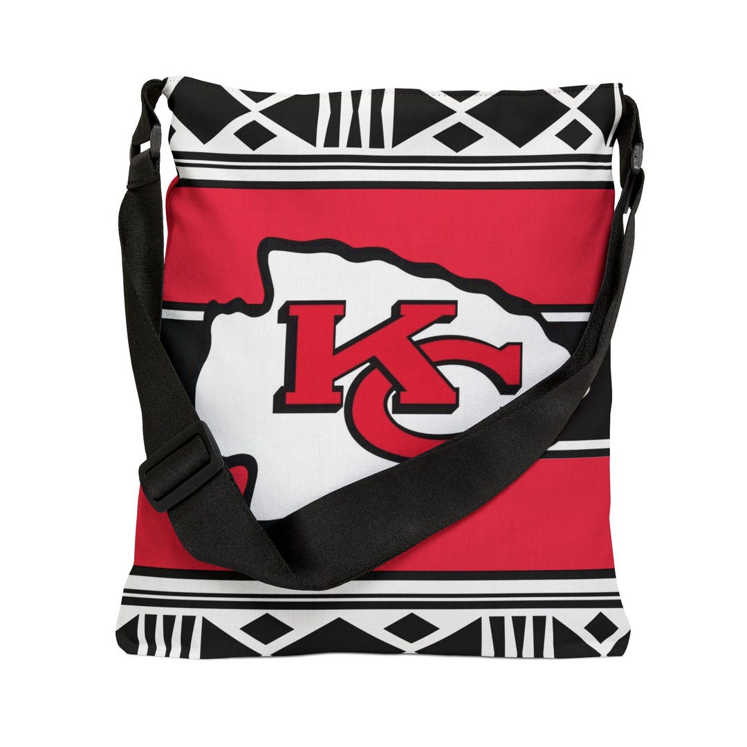 Stylish Kansas City Chiefs Adjustable Tote Bag, Sports Fans Tote, Game ...